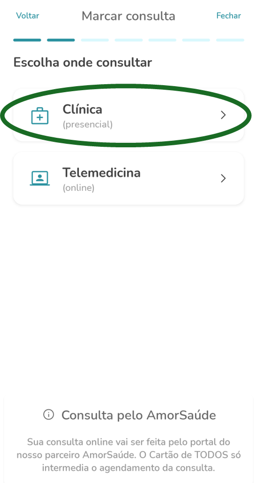 Como funciona o agendamento de consultas?